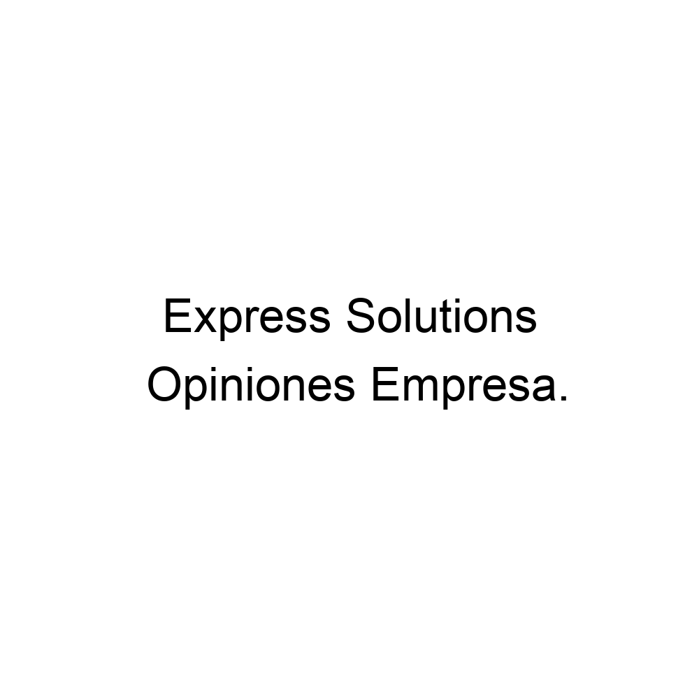 Opiniones Express Solutions, 527223190966