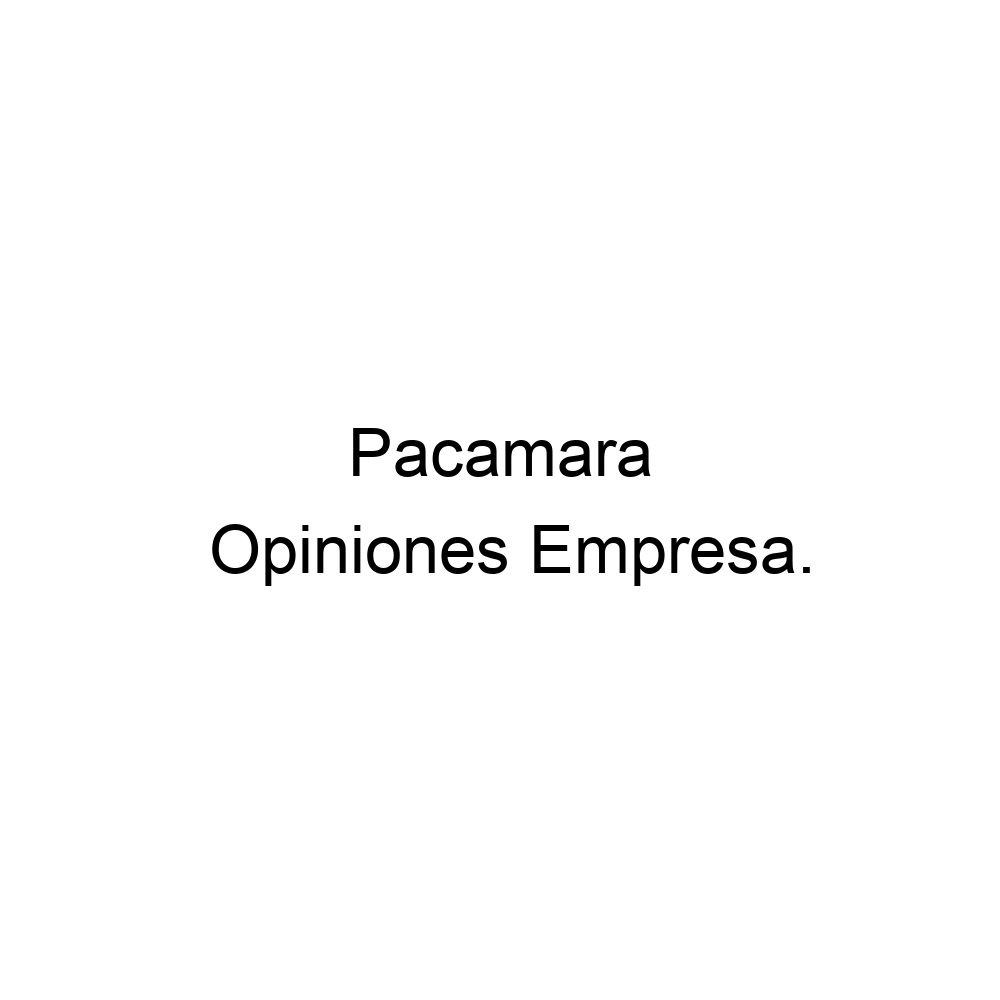 Opiniones Pacamara, 0443339577503