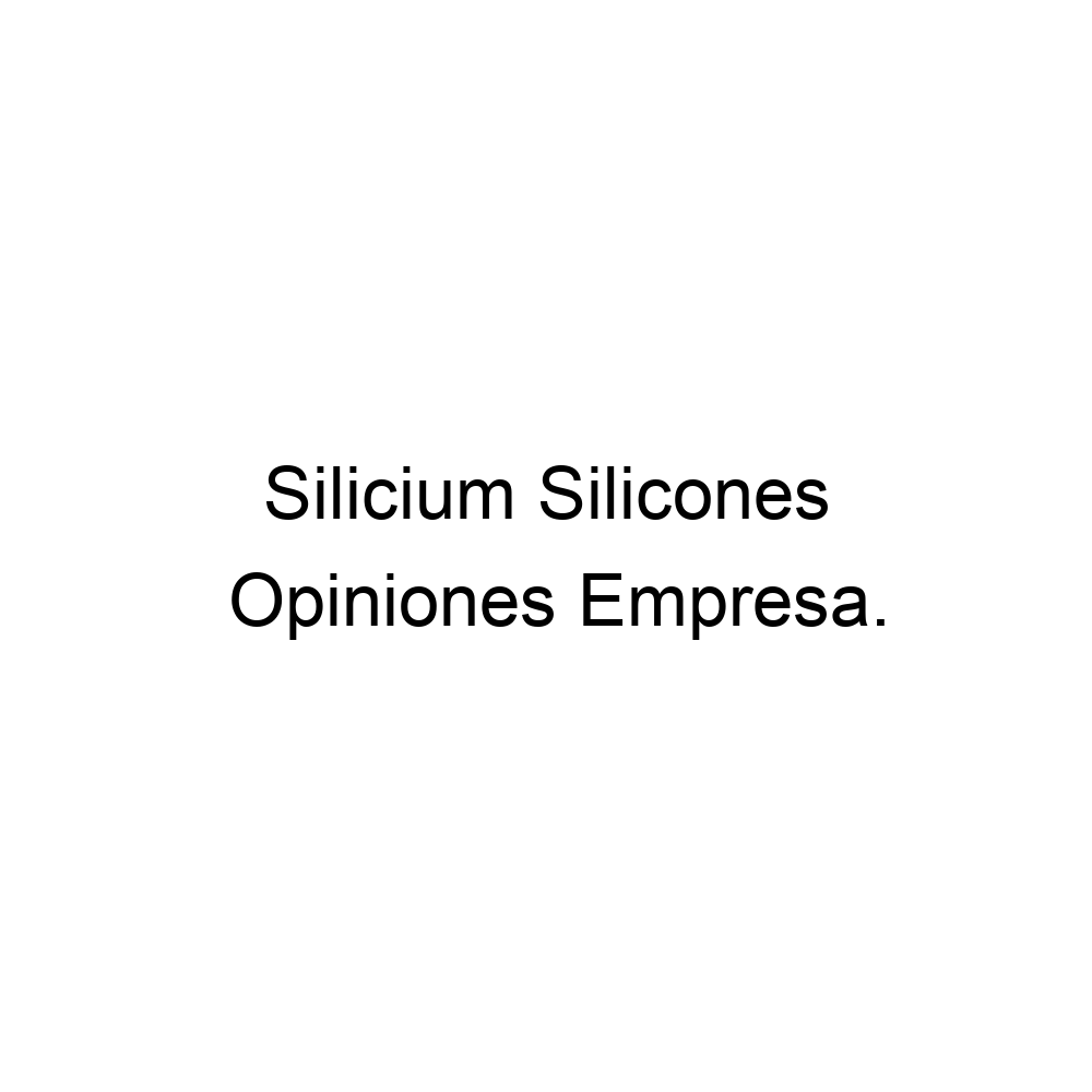 Opiniones Silicium Silicones, 523487184337
